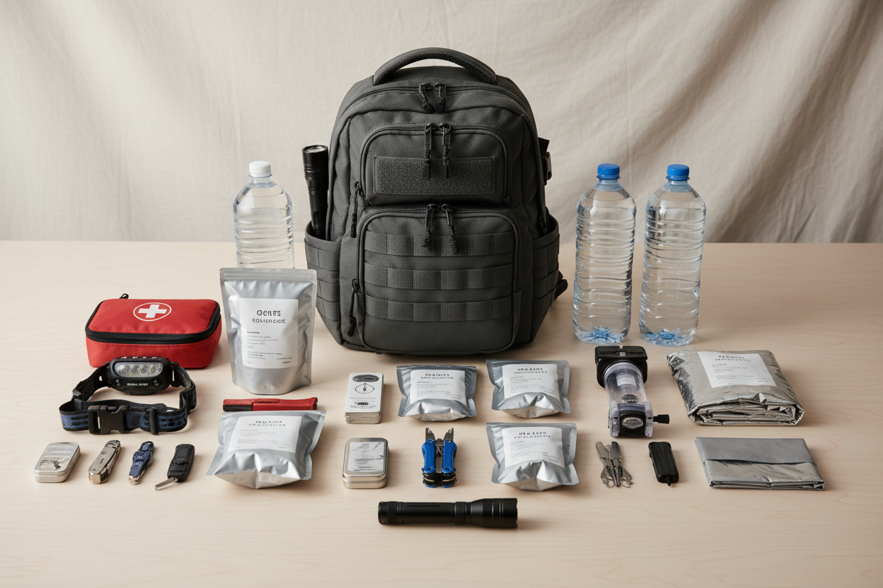 3-Day Emergency Go Bag Checklist | Survival Essentials for Two People ...